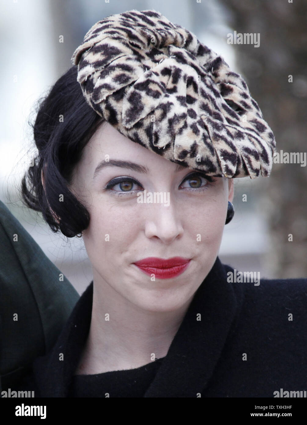 Evie Lovelle arrives at a photocall for the film "Tournee" at the 63rd ...