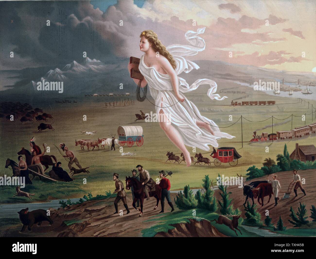 Manifest destiny 19th century hi-res stock photography and images - Alamy