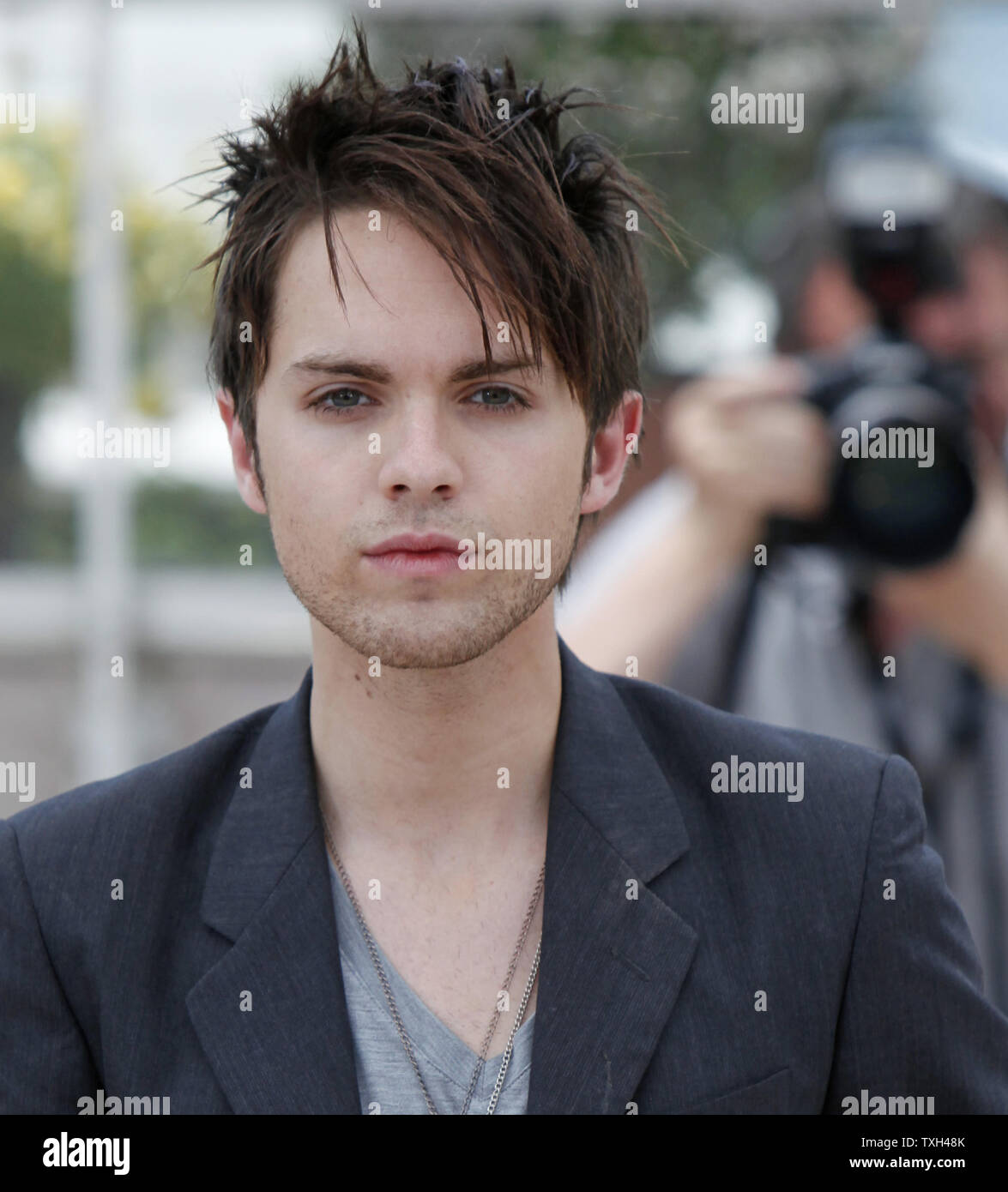 Thomas Dekker arrives at a photocall for the film "Kaboom" at the 63rd ...
