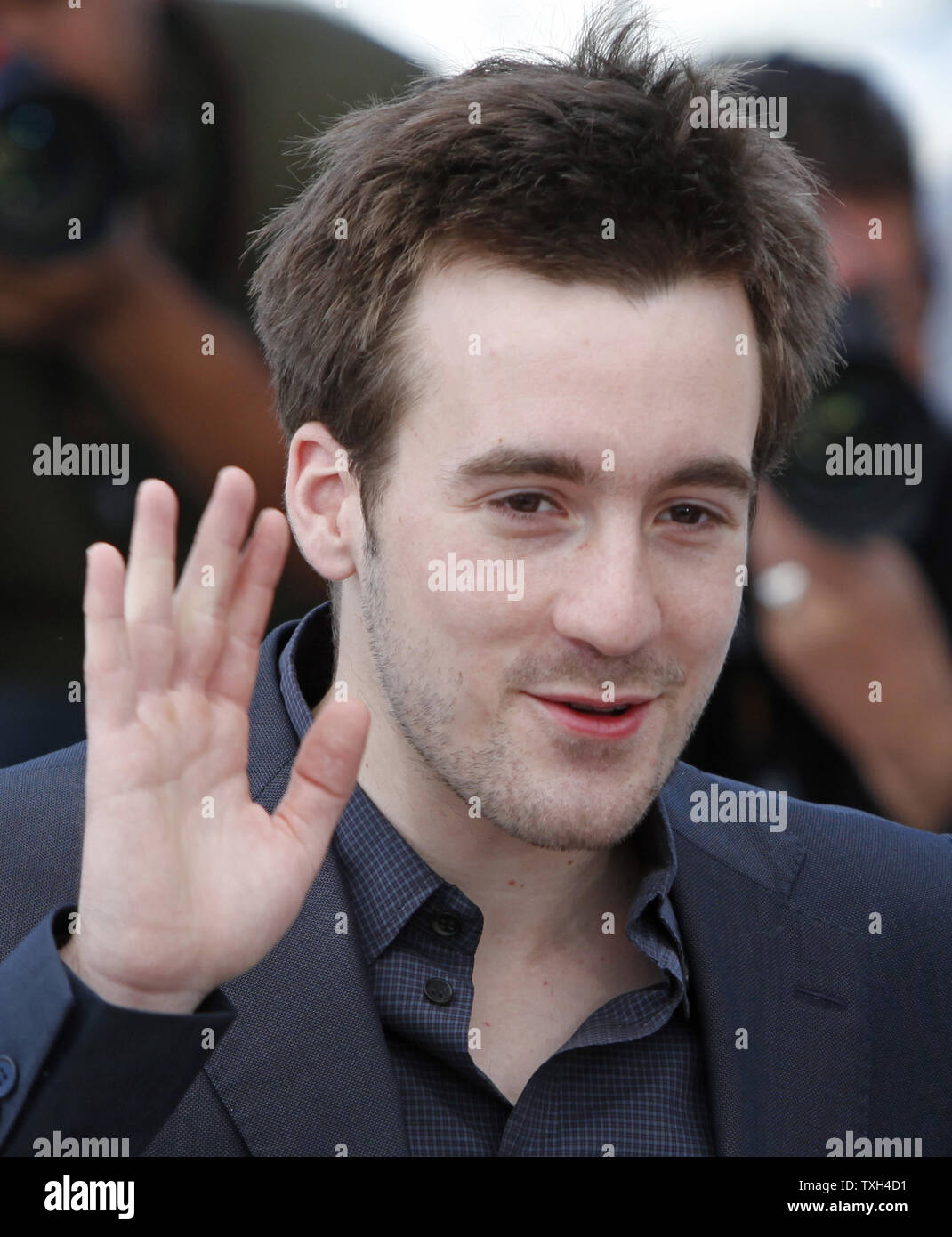 Gregoire Leprince-Ringuet arrives at a photocall for the film "Le ...