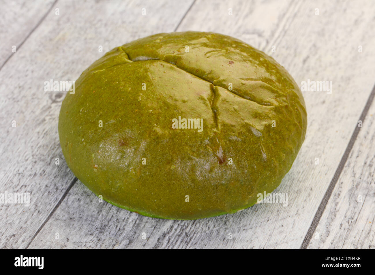 Fresh hot Bun for burger Stock Photo - Alamy