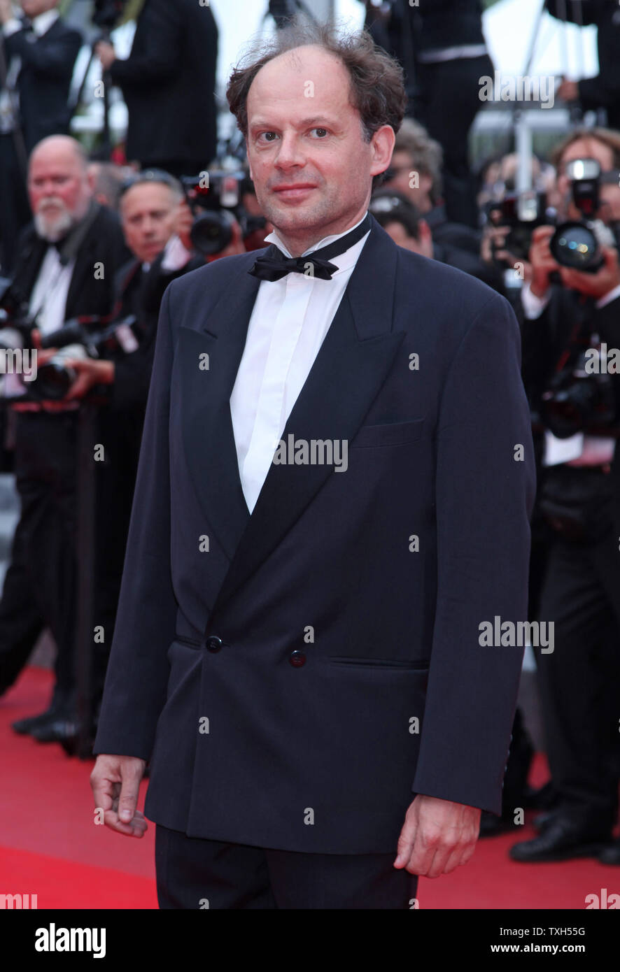 Denis Podalydes arrives on the red carpet before the screening of the ...