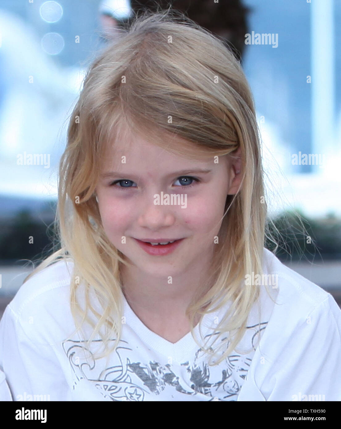 Morgana Davies arrives at a photocall for the film "The Tree" at the ...