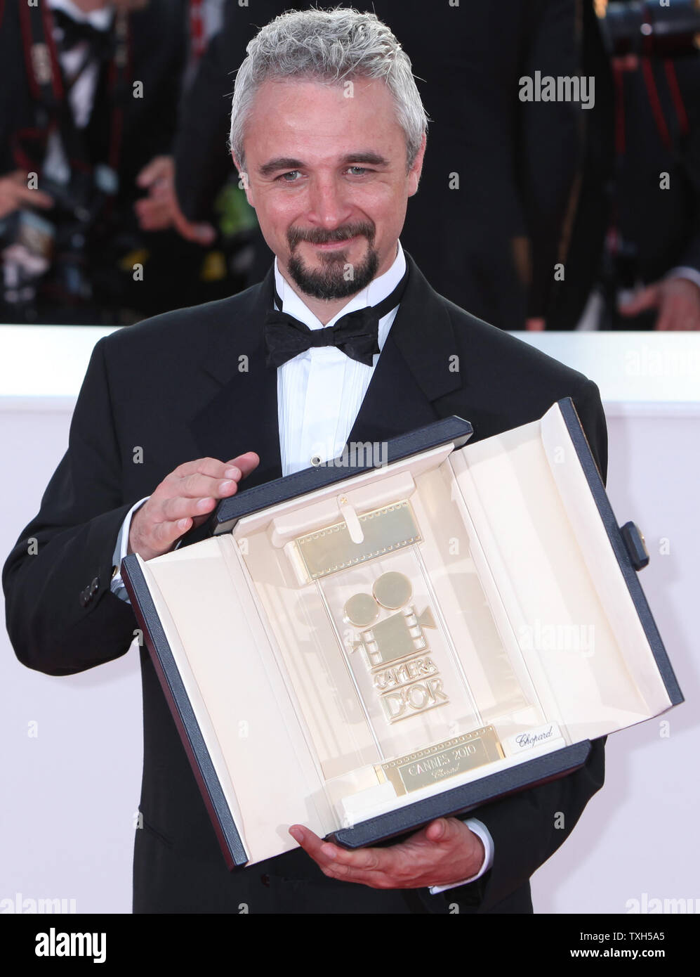 Michael Rowe arrives at the awards photocall after winning the Camera d ...
