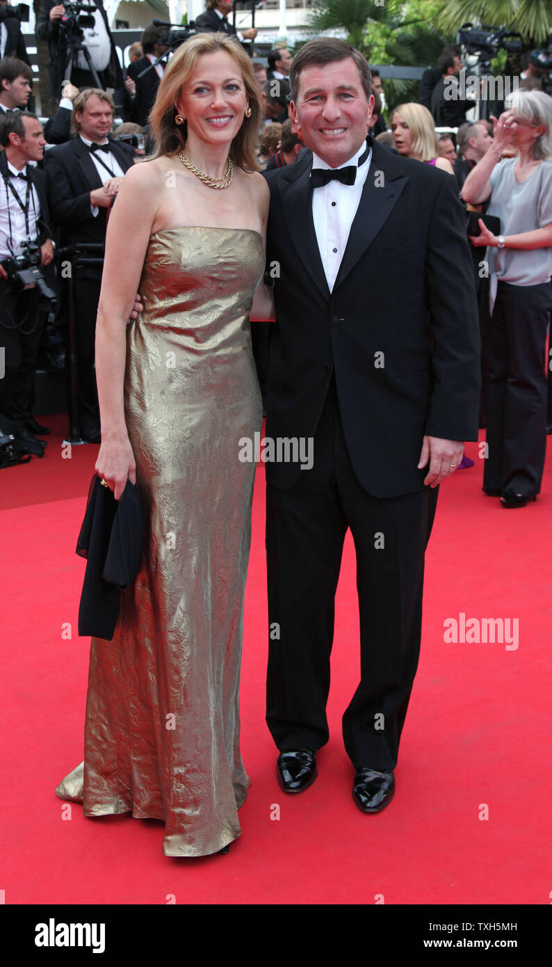US Ambassador to France Charles Rivkin and his wife Susan Tolson arrive ...