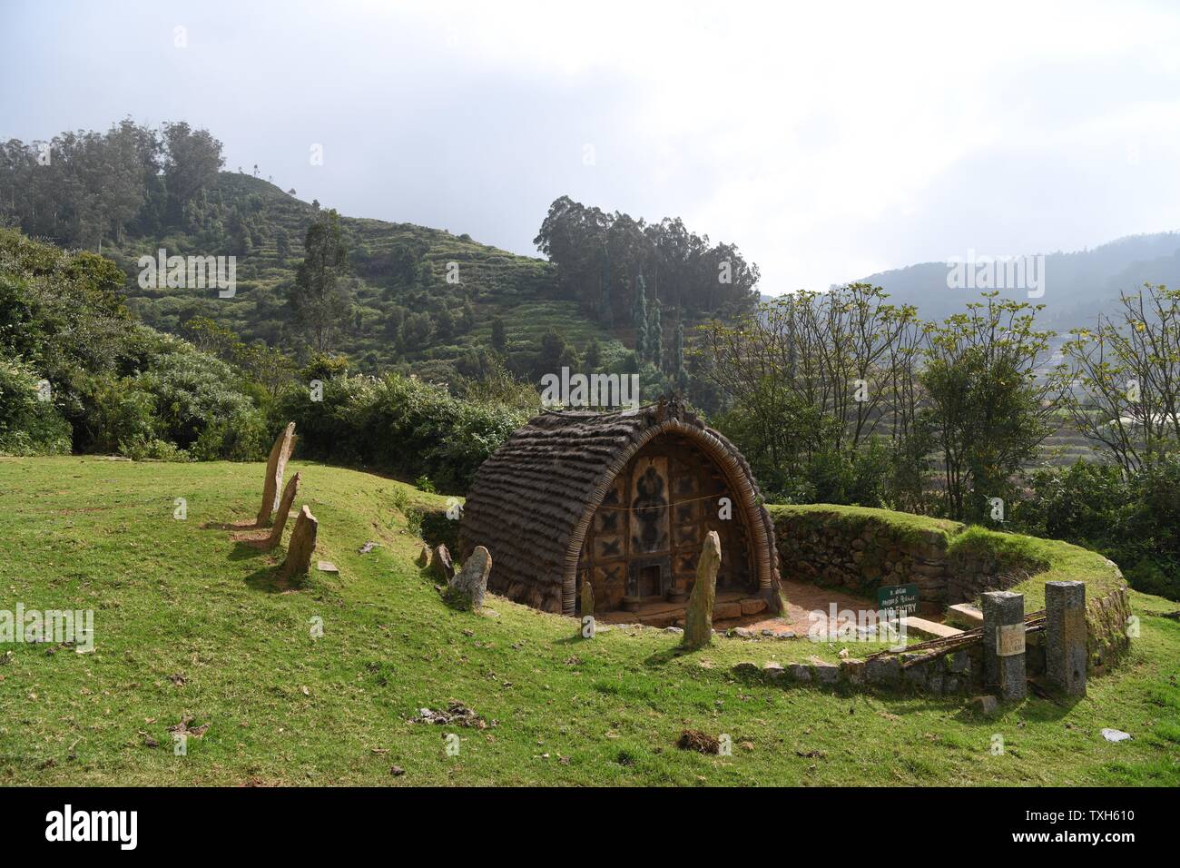 Toda tribal hut in Ooty, Tamil Nadu, Southern India Stock Photo - Alamy