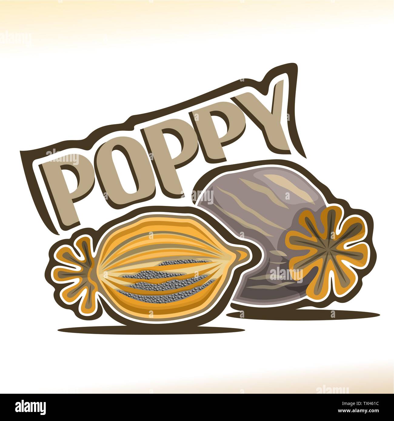 Vector logo for Poppy Stock Vector Image & Art - Alamy