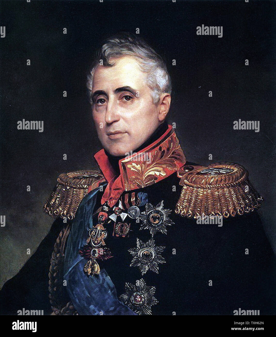 Karl Bryullov - Portrait Count C Pozzo Di Borgo 1835 1 1835 Stock Photo ...