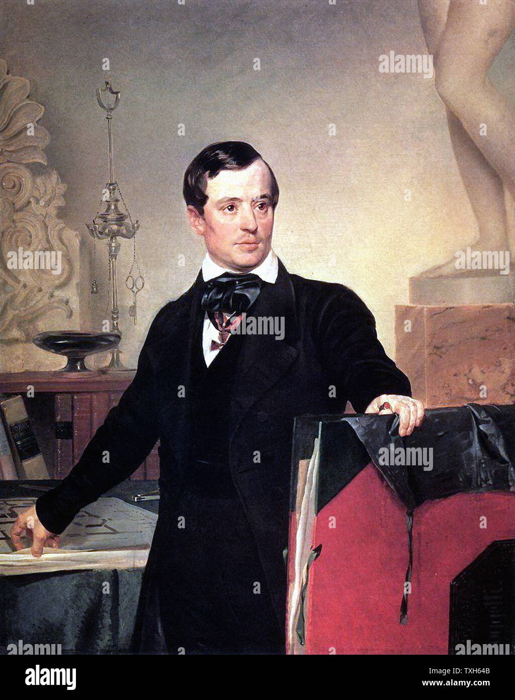 Karl Bryullov - Portrait Architect Painter Alexander Brulloff C 1841 ...
