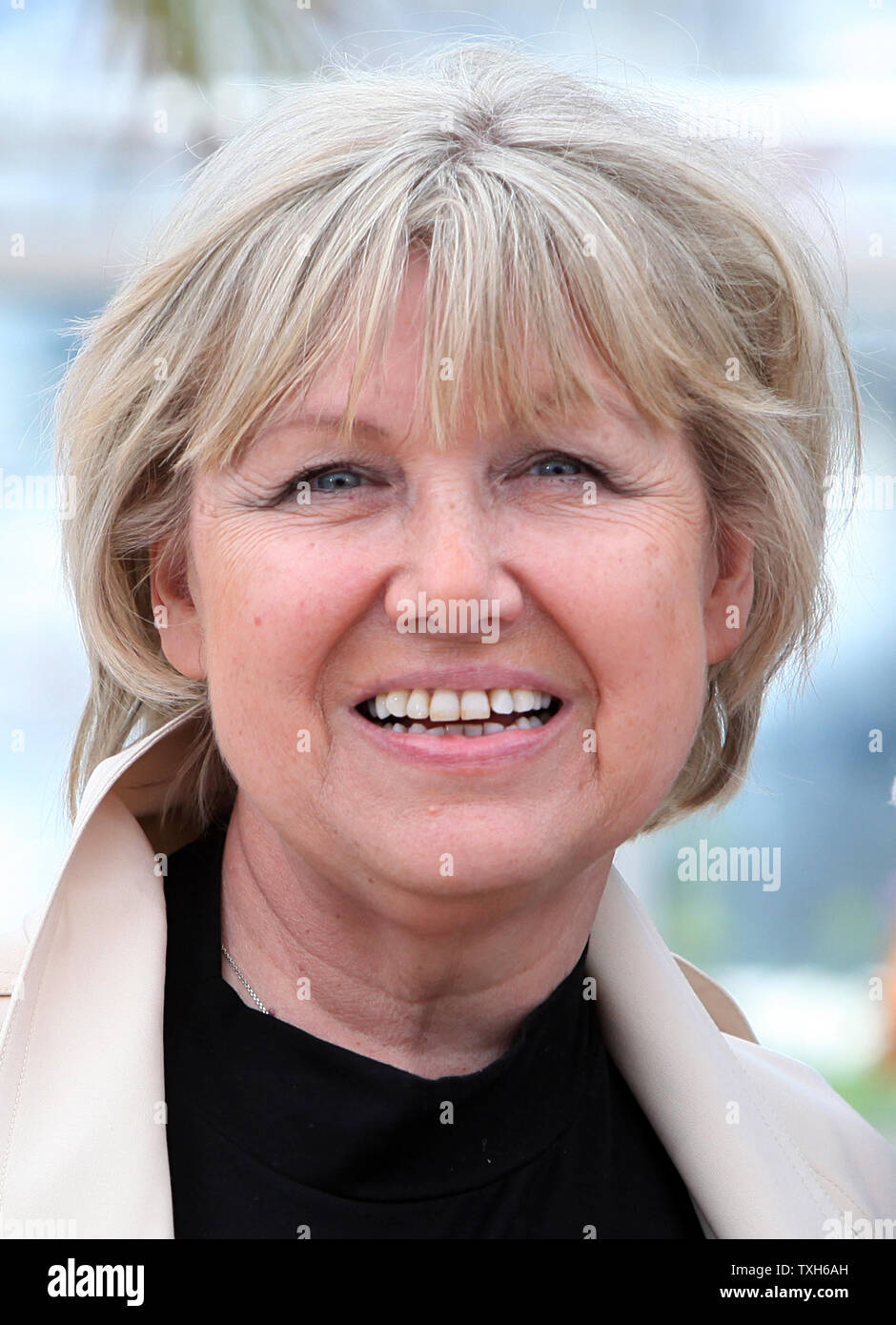 Christine Kain arrives at a photocall for the film "Michael" during the ...