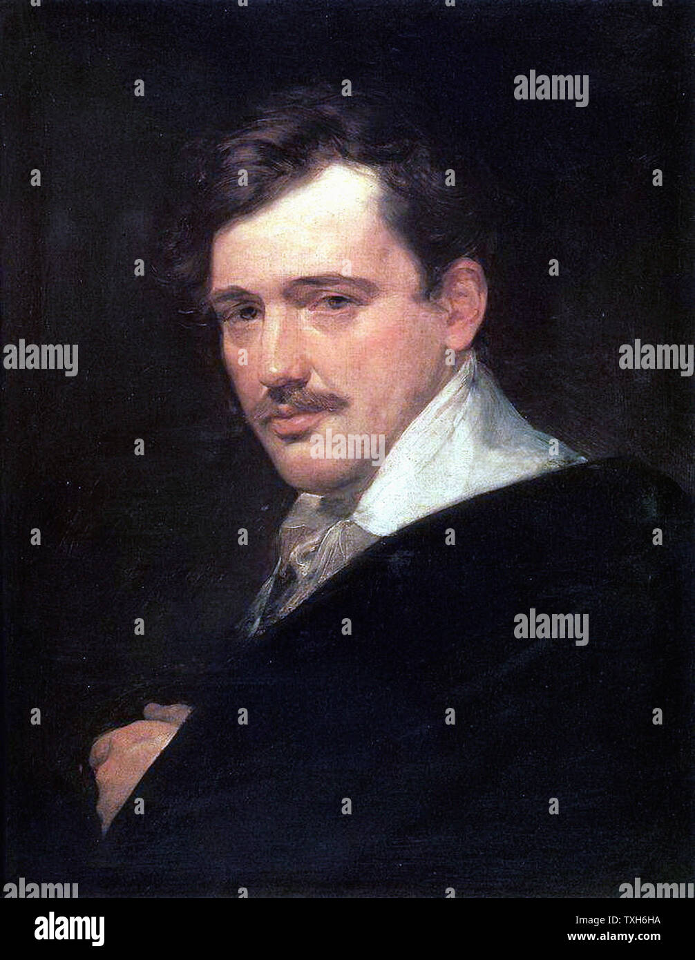Karl Bryullov - Portrait N Lvov 1824 Stock Photo - Alamy