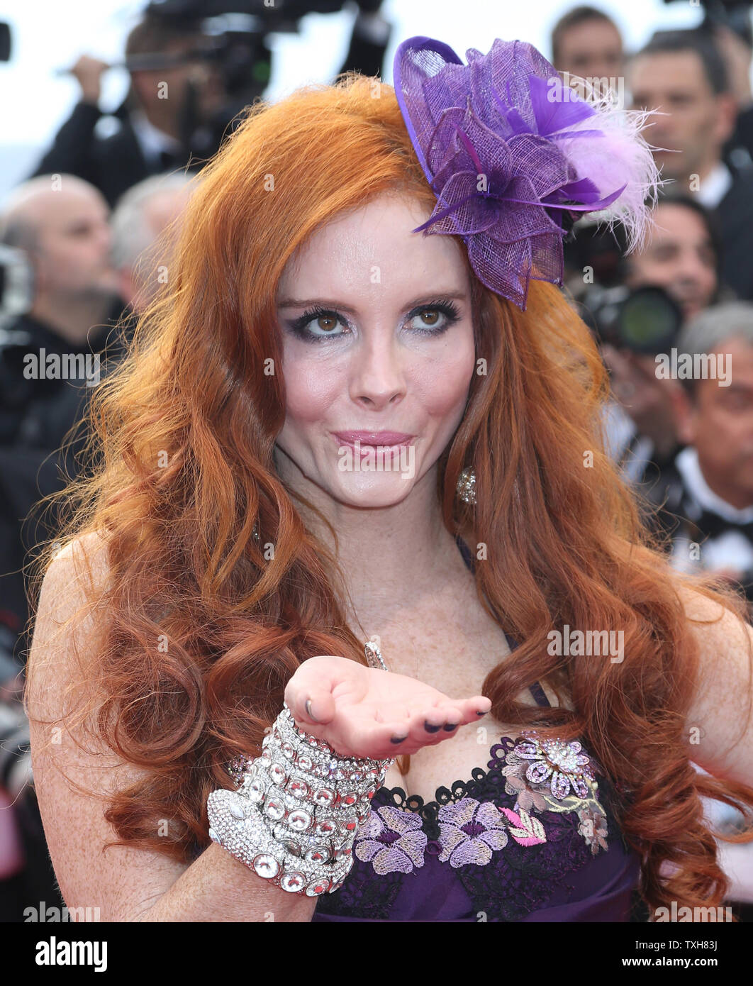 Phoebe Price arrives on the red carpet before the screening of the film ...