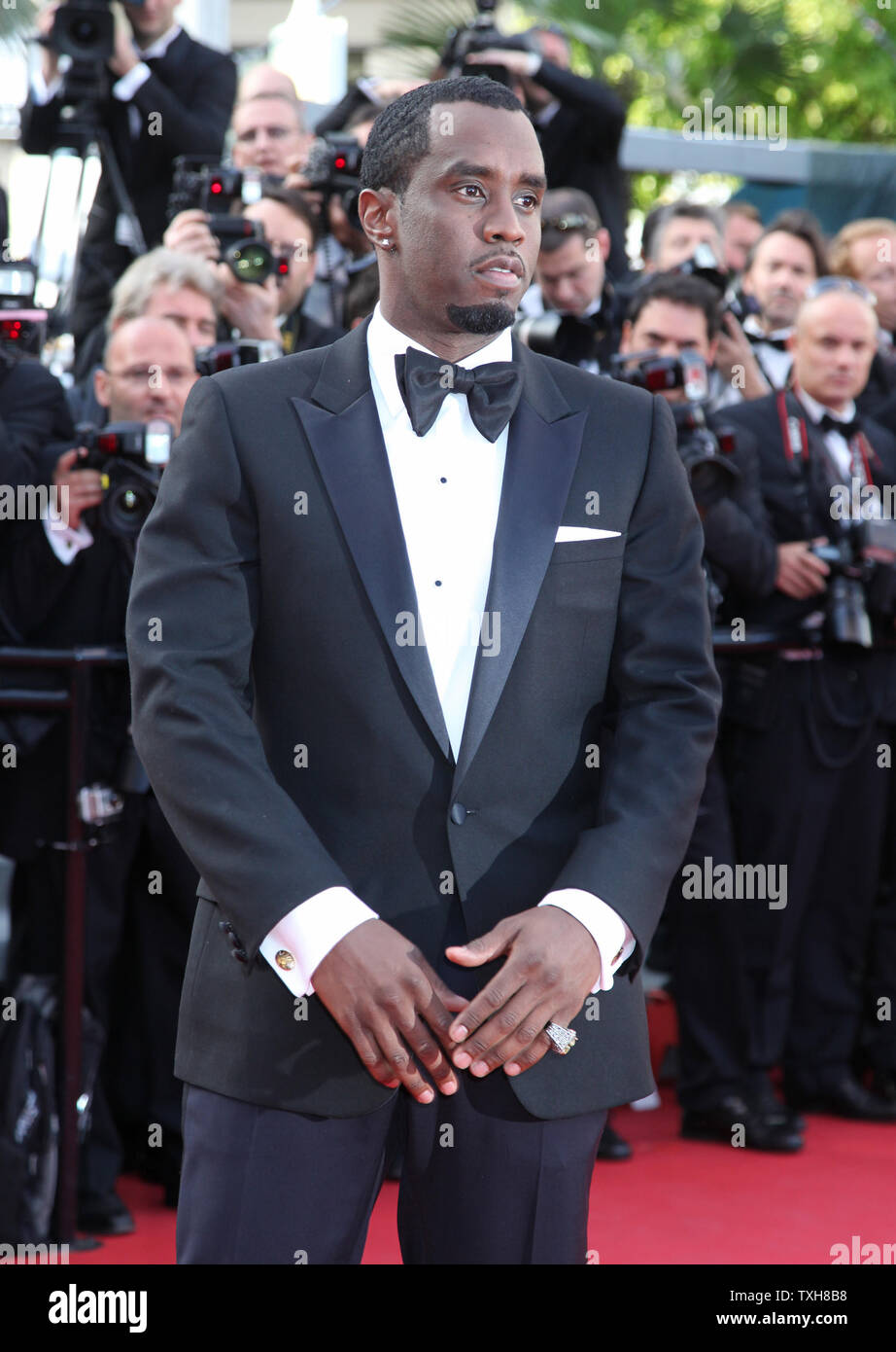 Sean "Diddy" Combs arrives on the red carpet before the screening of ...