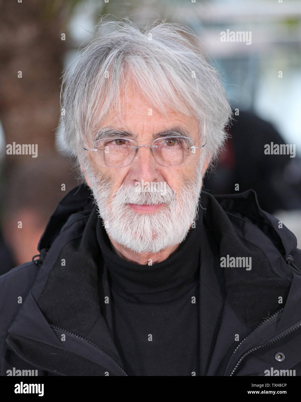 Michael Haneke arrives at a photocall for the film "Amour" during the ...