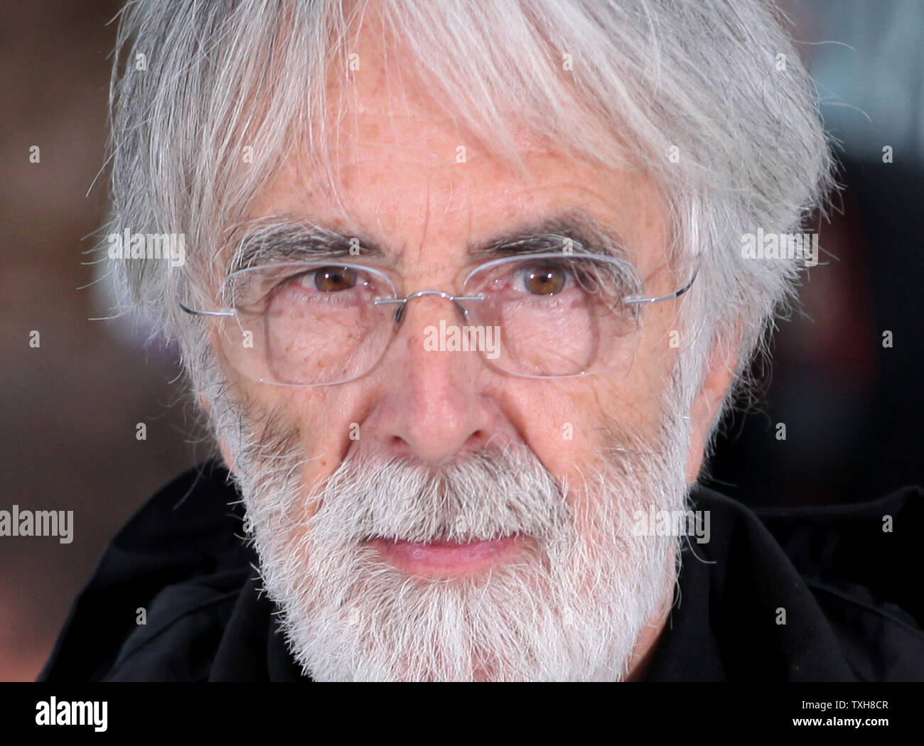 Michael Haneke arrives at a photocall for the film "Amour" during the ...