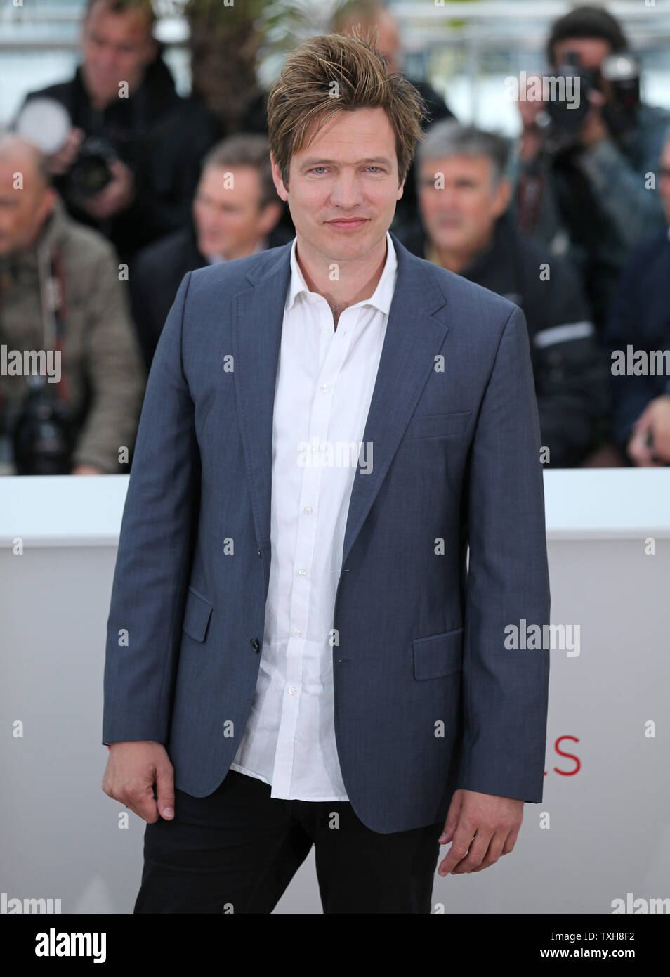 Thomas Vinterberg arrives at a photocall for the film "Jagten (The Hunt ...