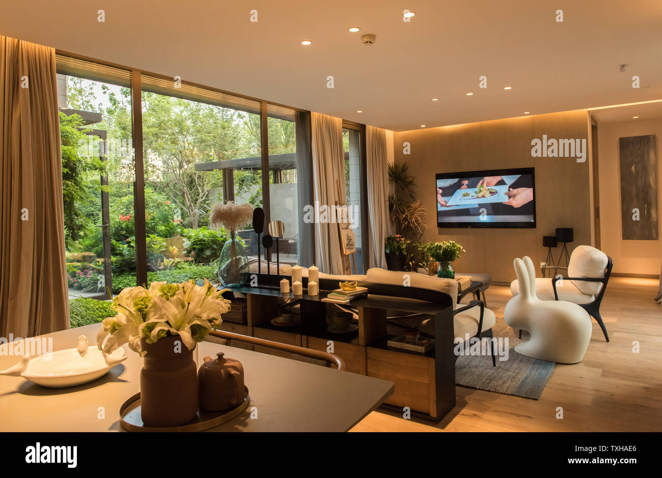 The living room Stock Photo - Alamy