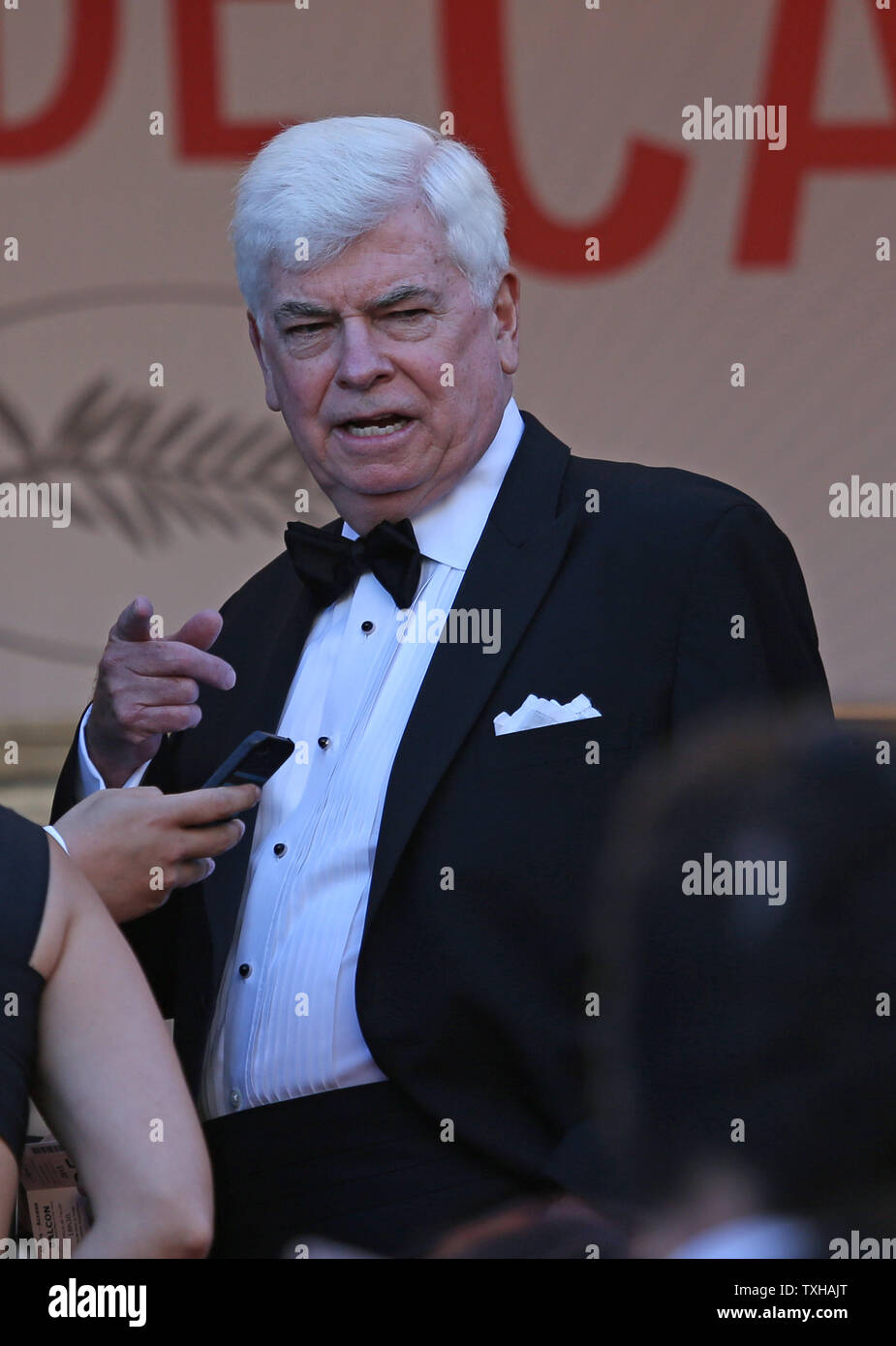 Former U.S. Senator Christopher Dodd arrives on the red carpet before ...