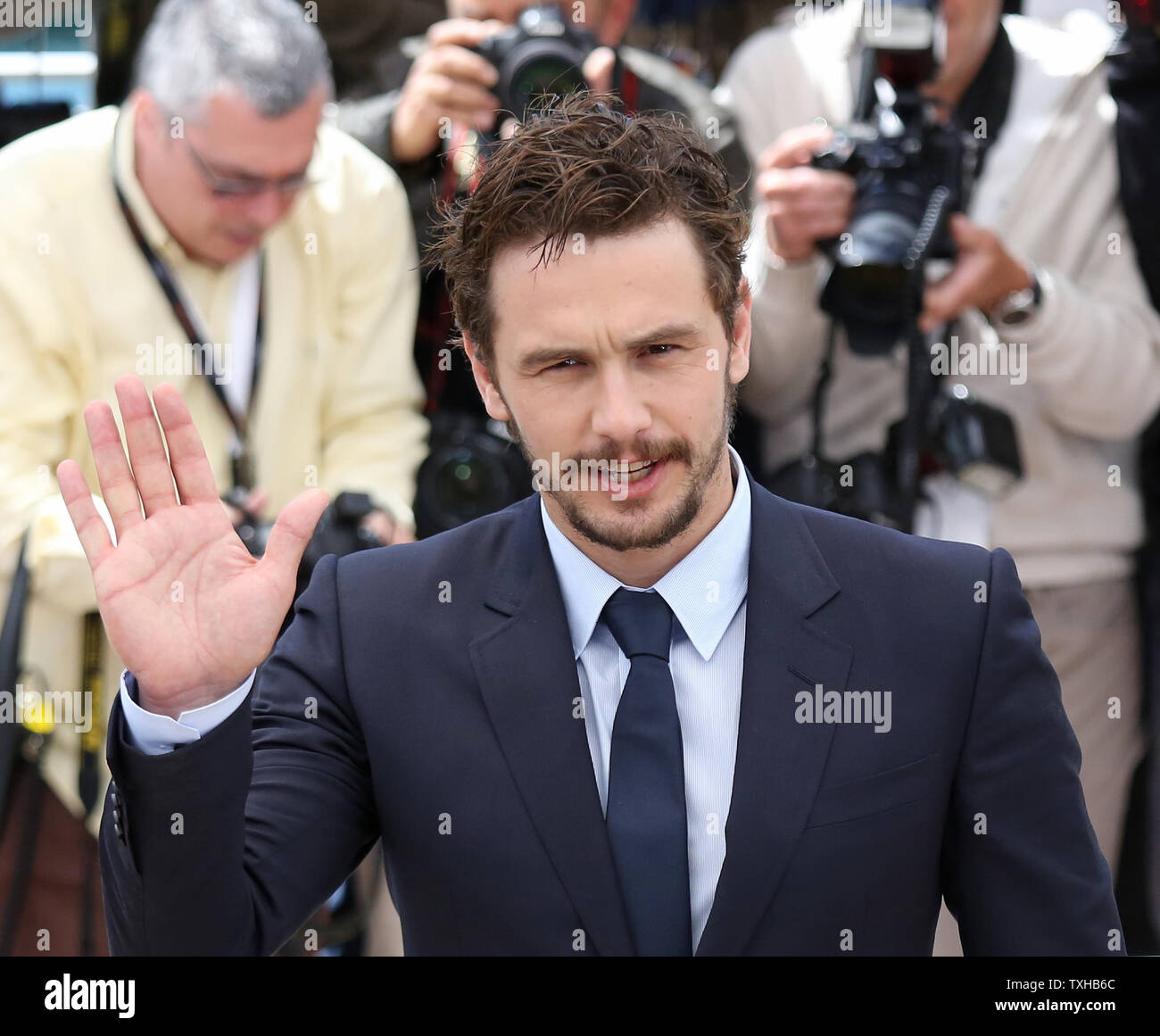 James Franco arrives at a photo call for the film "As I Lay Dying ...