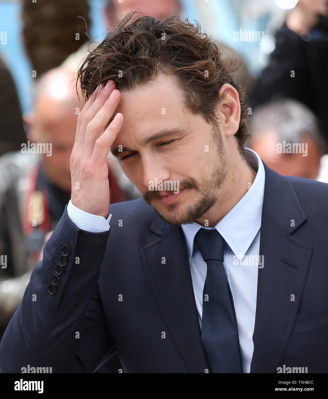 James Franco arrives at a photo call for the film "As I Lay Dying ...