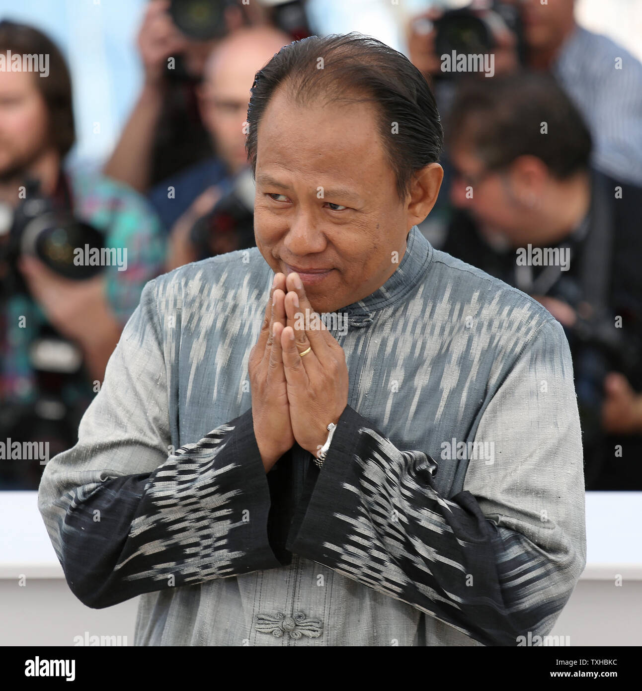 Vithaya Pansringarm arrives at a photo call for the film "Only God ...