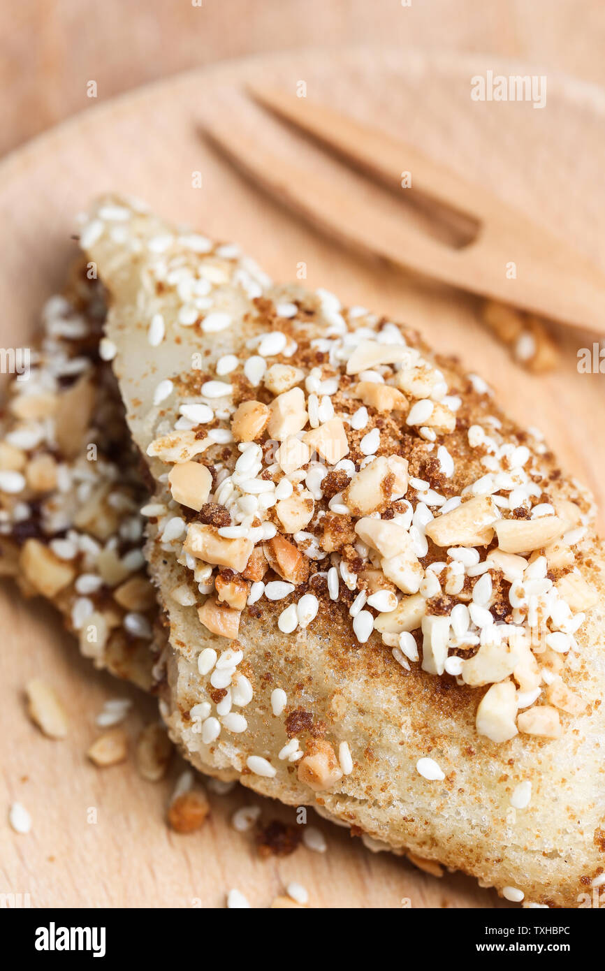 Chinese traditional snack Ciba hemp rice cake Stock Photo - Alamy