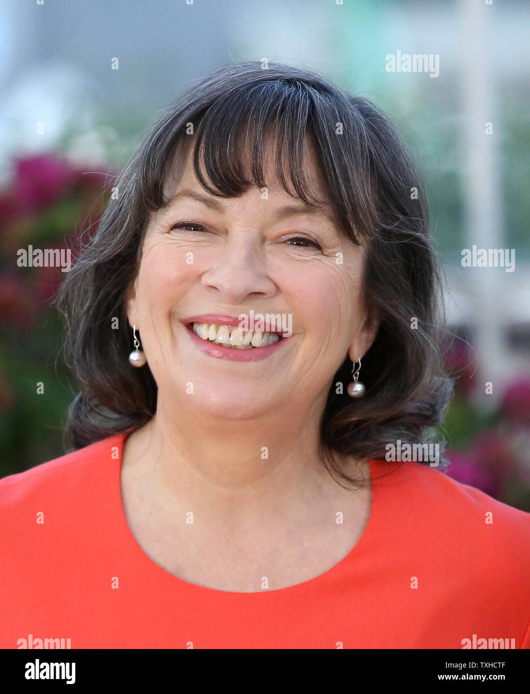 Marion Bailey arrives at a photo call for the film "Mr. Turner" during ...