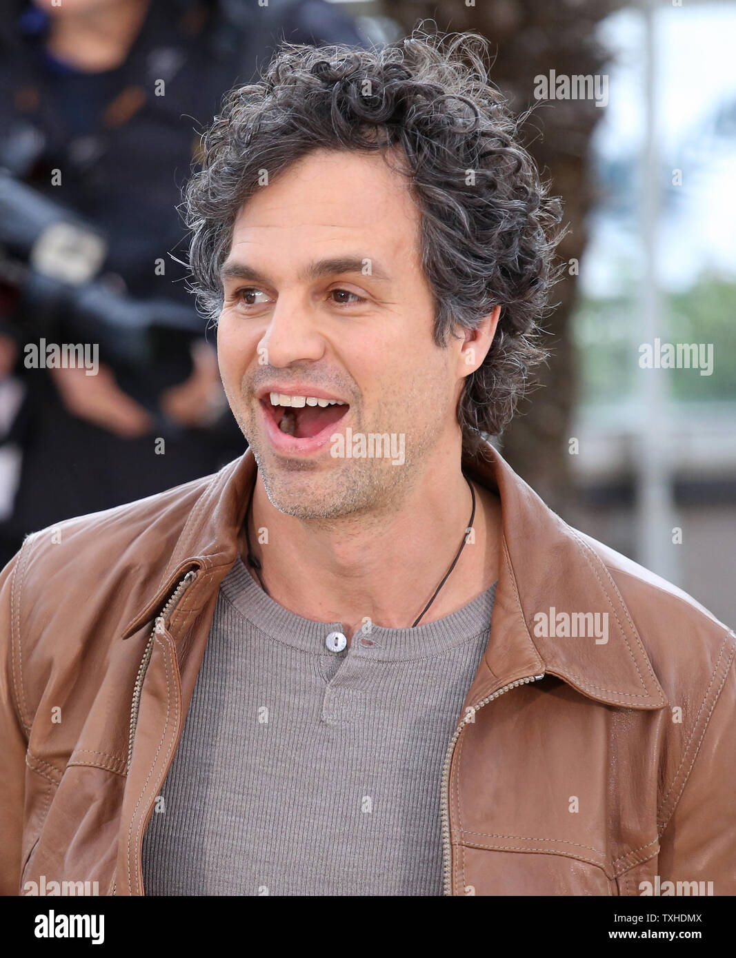 Mark Rufallo arrives at a photo call for the film "Foxcatcher" during ...