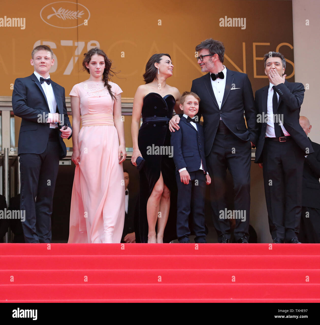 (From L to R) Maxim Emelianov, Zukhra Duishvili, Berenice Bejo, Abdul ...