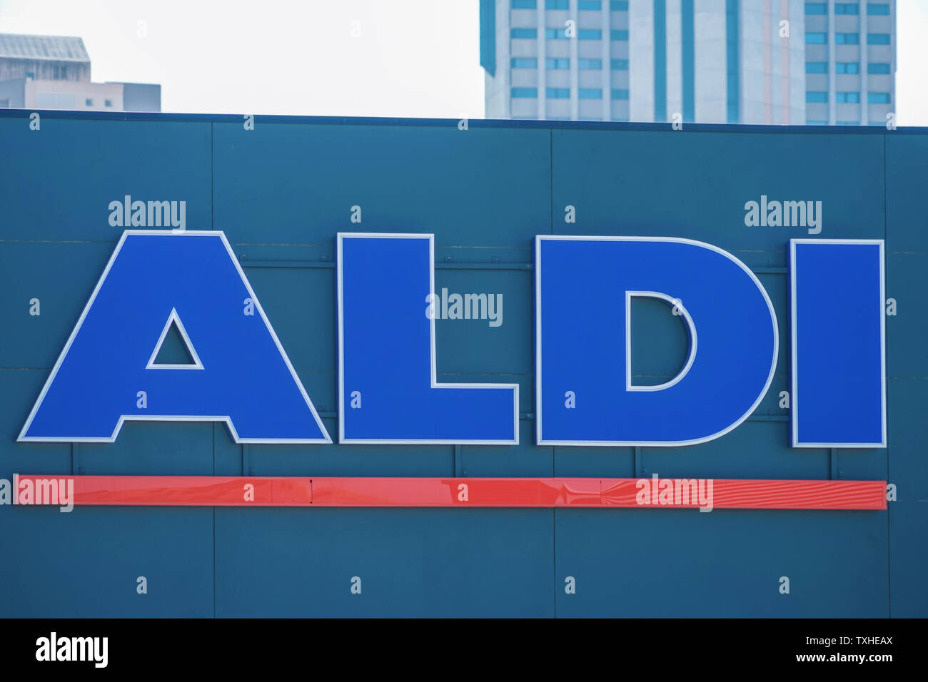 Aldi Logo Brand High Resolution Stock Photography and Images - Alamy