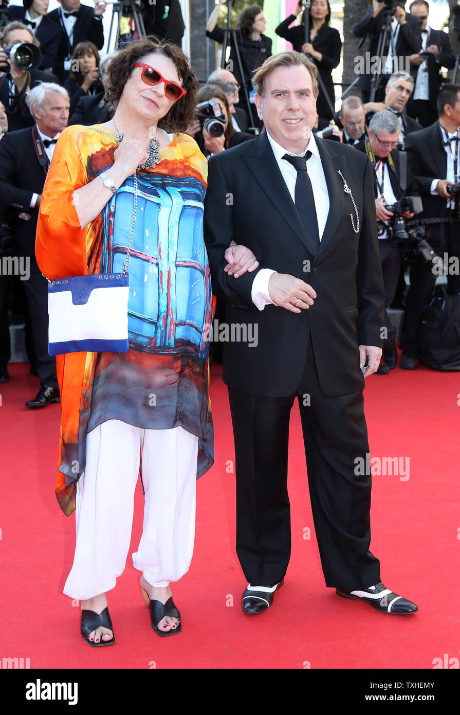 Shane Spall (L) and Timothy Spall arrive on the closing ceremony red ...