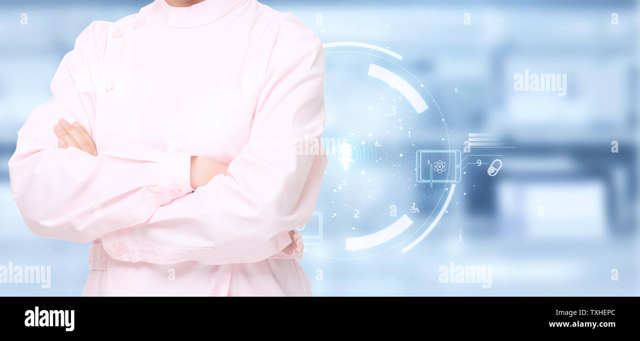 Modern medical concept map Stock Photo - Alamy