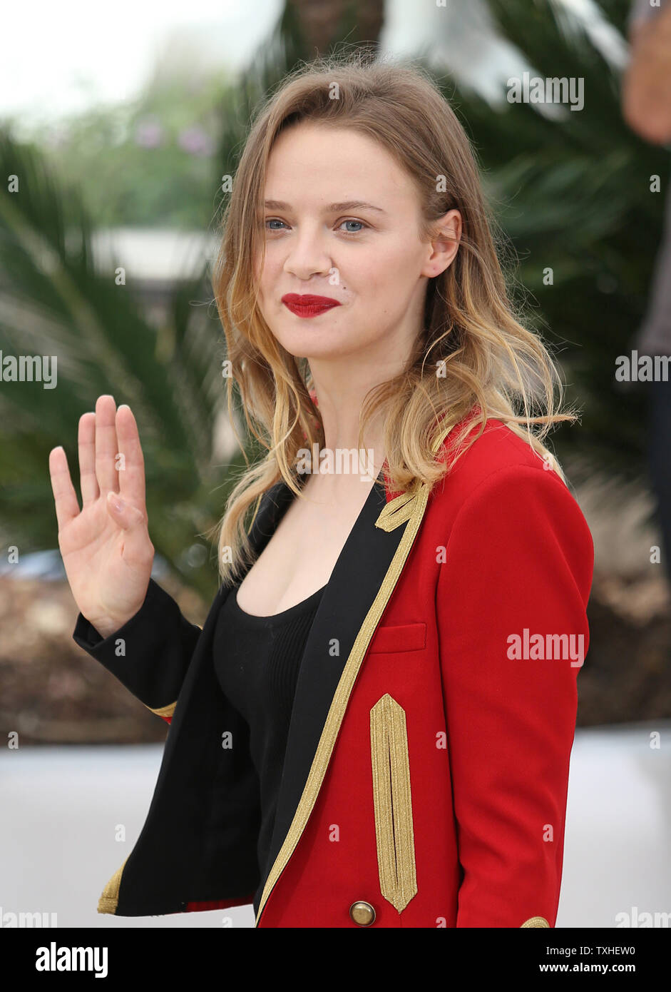 Sara Forestier arrives at a photo call for the film "La Tete Haute ...