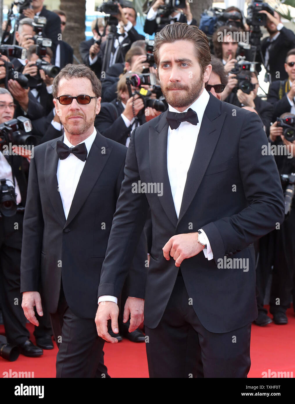 Jury members Ethan Coen (L) and Jake Gyllenhaal arrive on the red ...