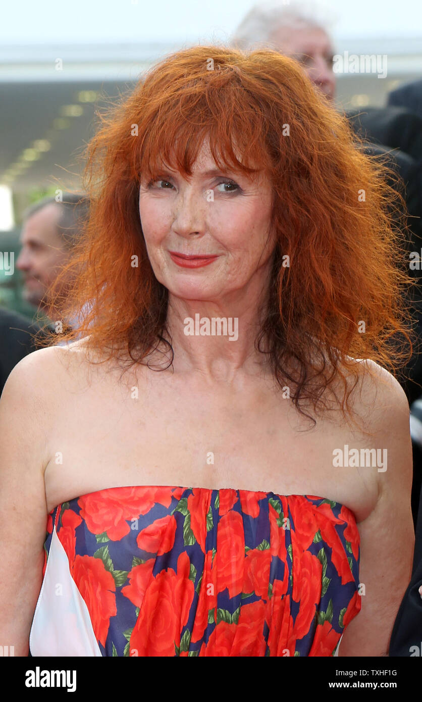 Sabine Azema arrives on the red carpet before the screening of the film ...