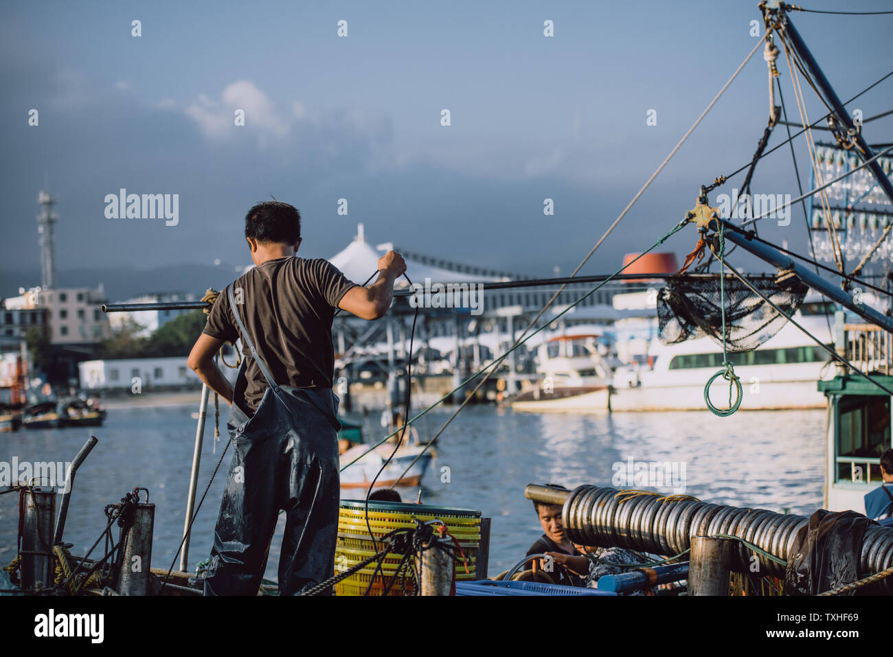 Seaside wharf hi-res stock photography and images - Alamy