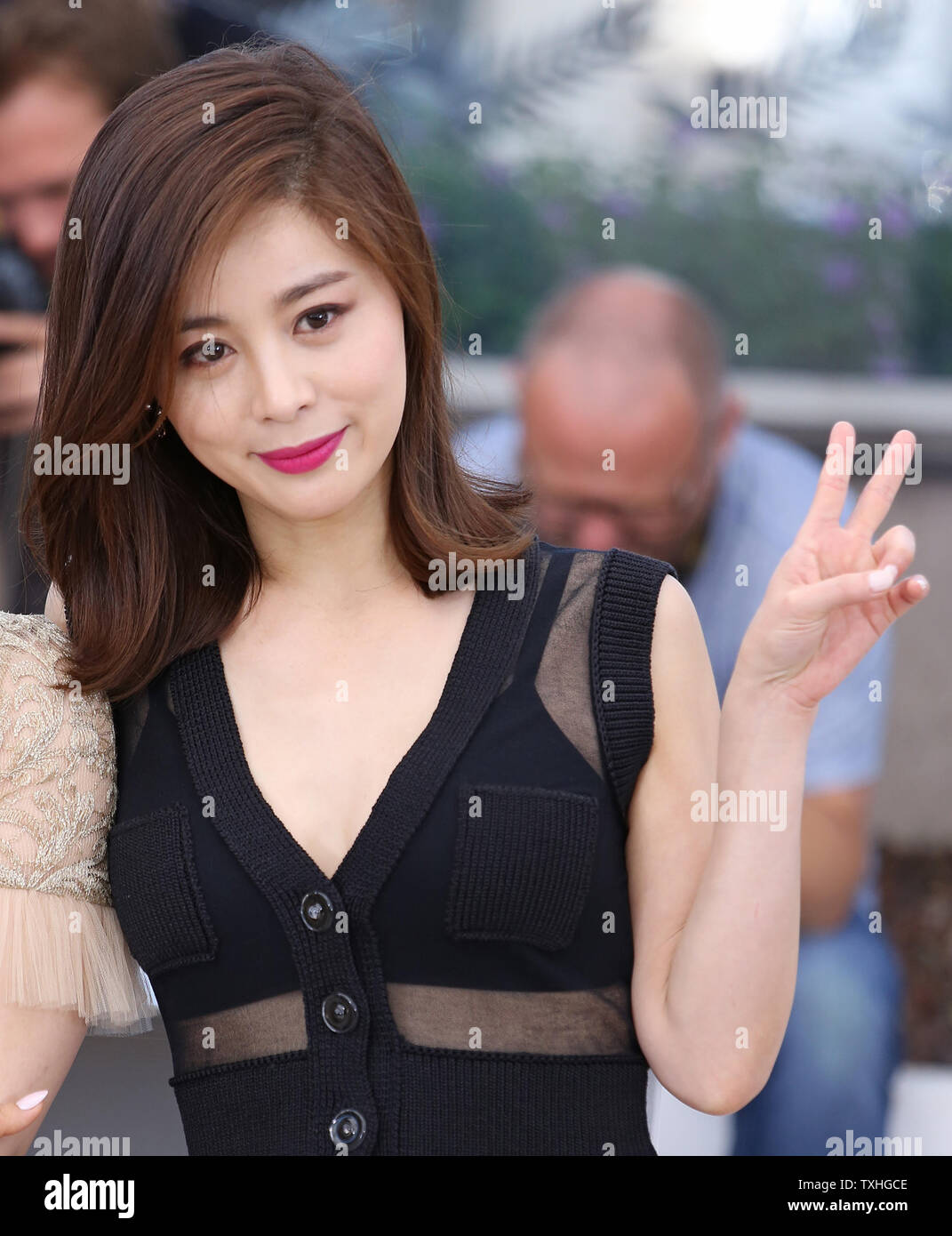 Young-Hee Seo arrives at a photocall for the film "Madonna" during the ...