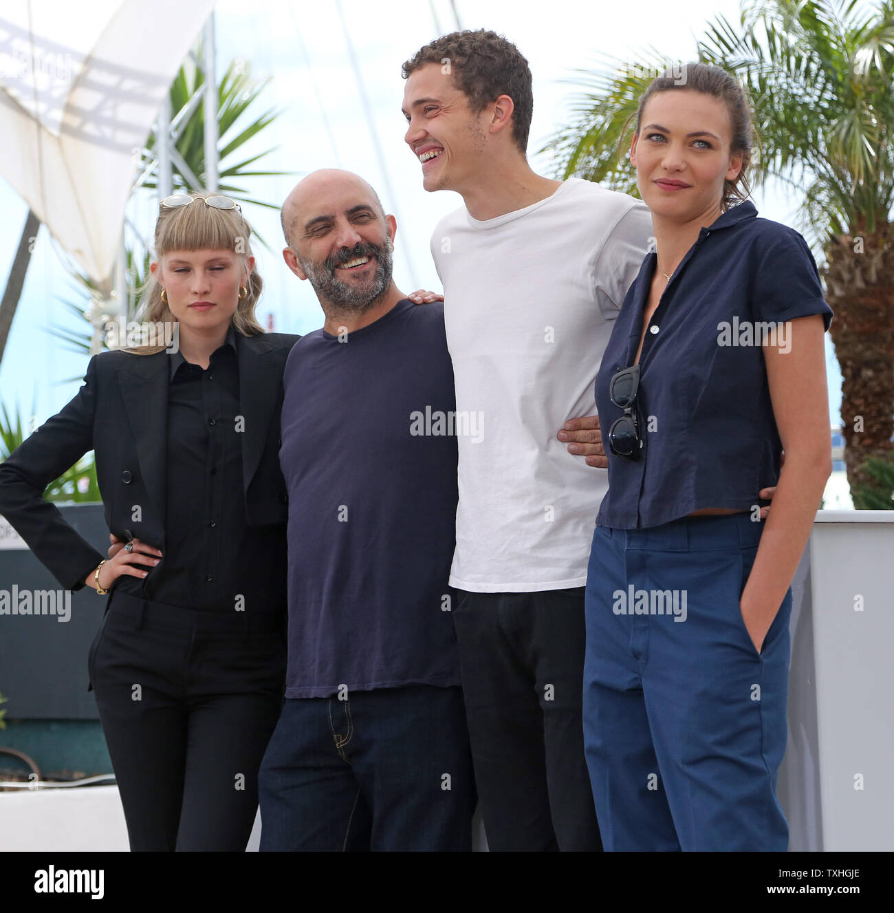 (From L to R) Klara Kristin, Gaspar Noe, Karl Glusman and Aomi Muyock ...