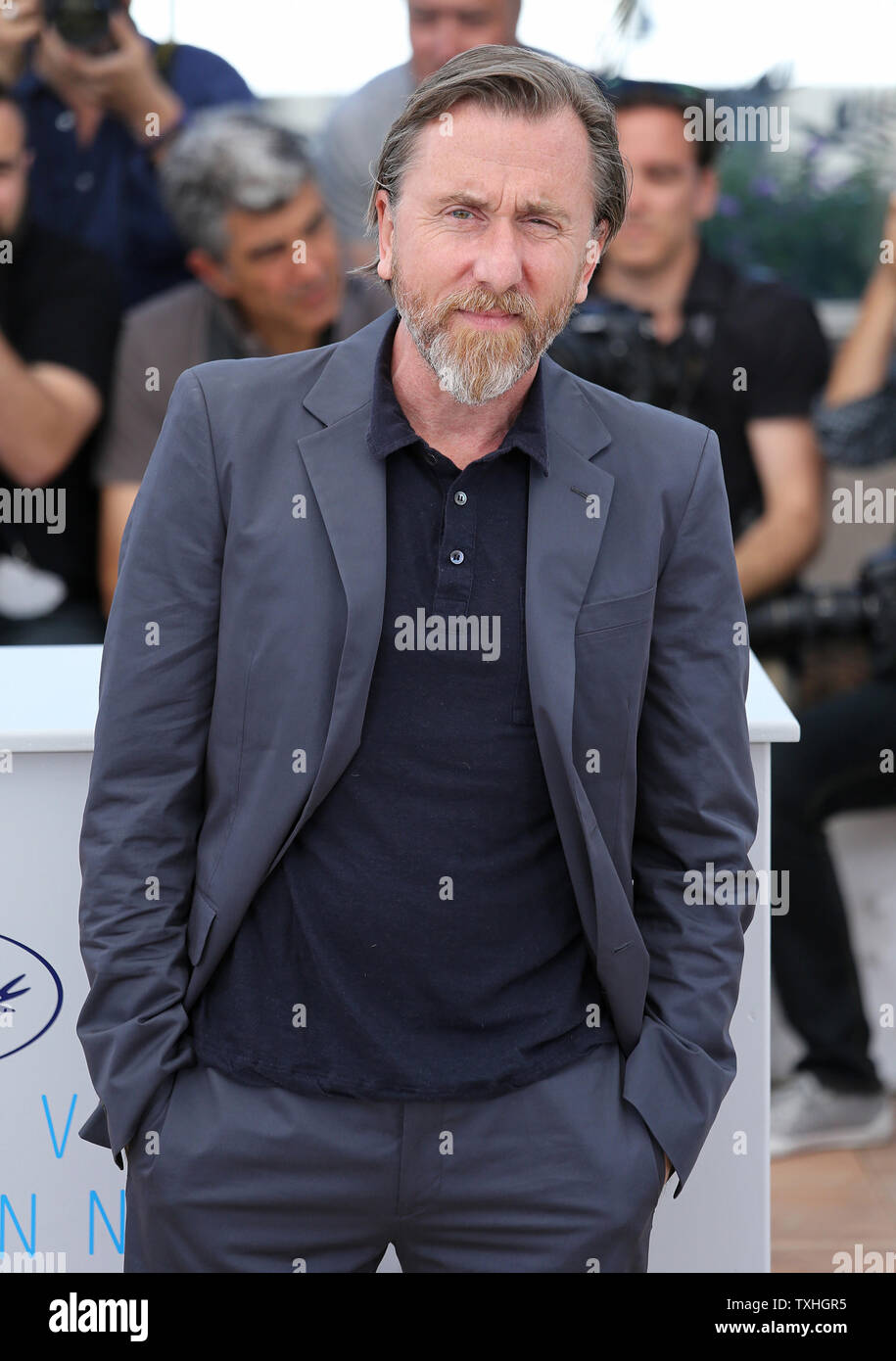 Tim Roth arrives at a photocall for the film "Chronic" during the 68th ...