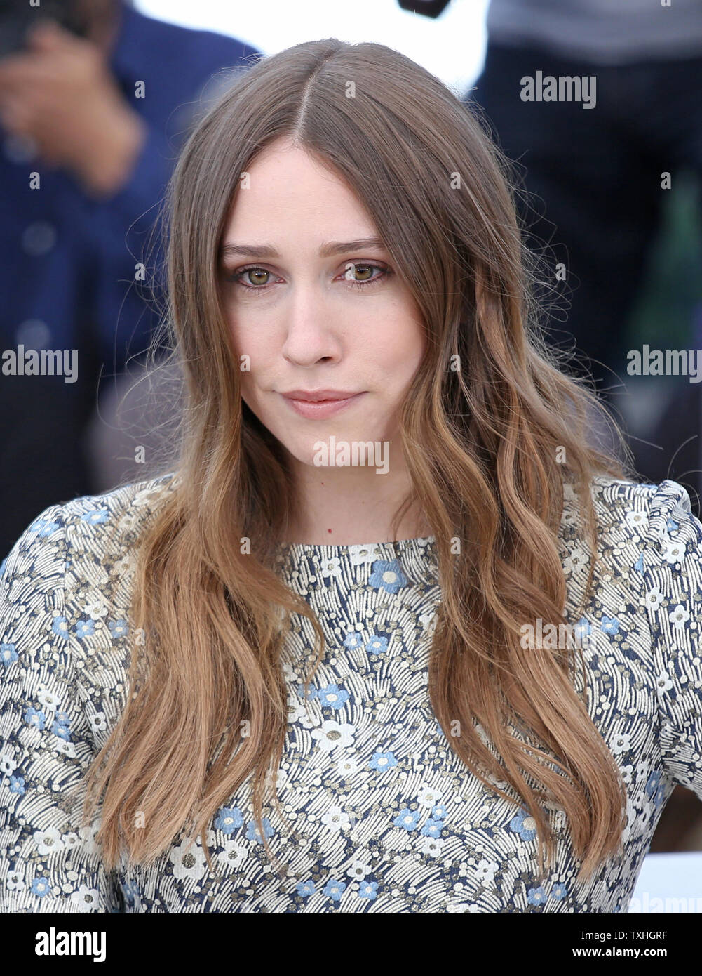 Sarah Sutherland arrives at a photocall for the film "Chronic" during ...