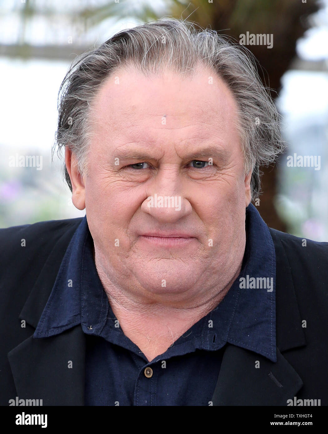 Gerard Depardieu arrives at a photocall for the film "Valley of Love ...
