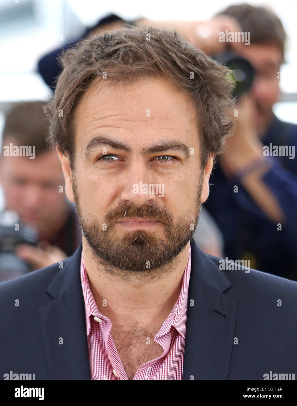 Justin Kurzel arrives at a photocall for the film "Macbeth" during the ...