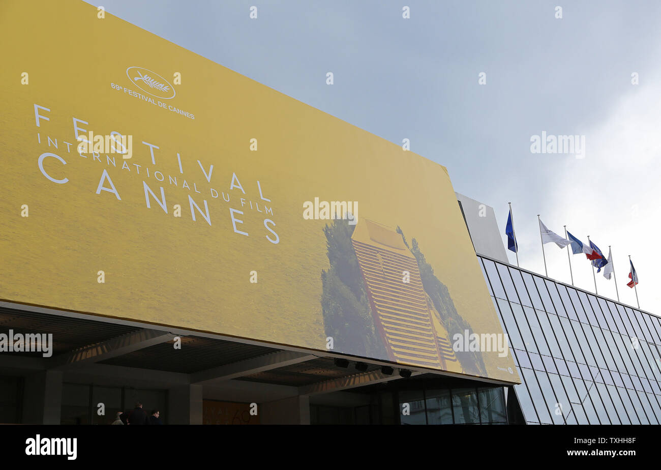 The Palais des Festivals is seen the day before the start of the 69th ...