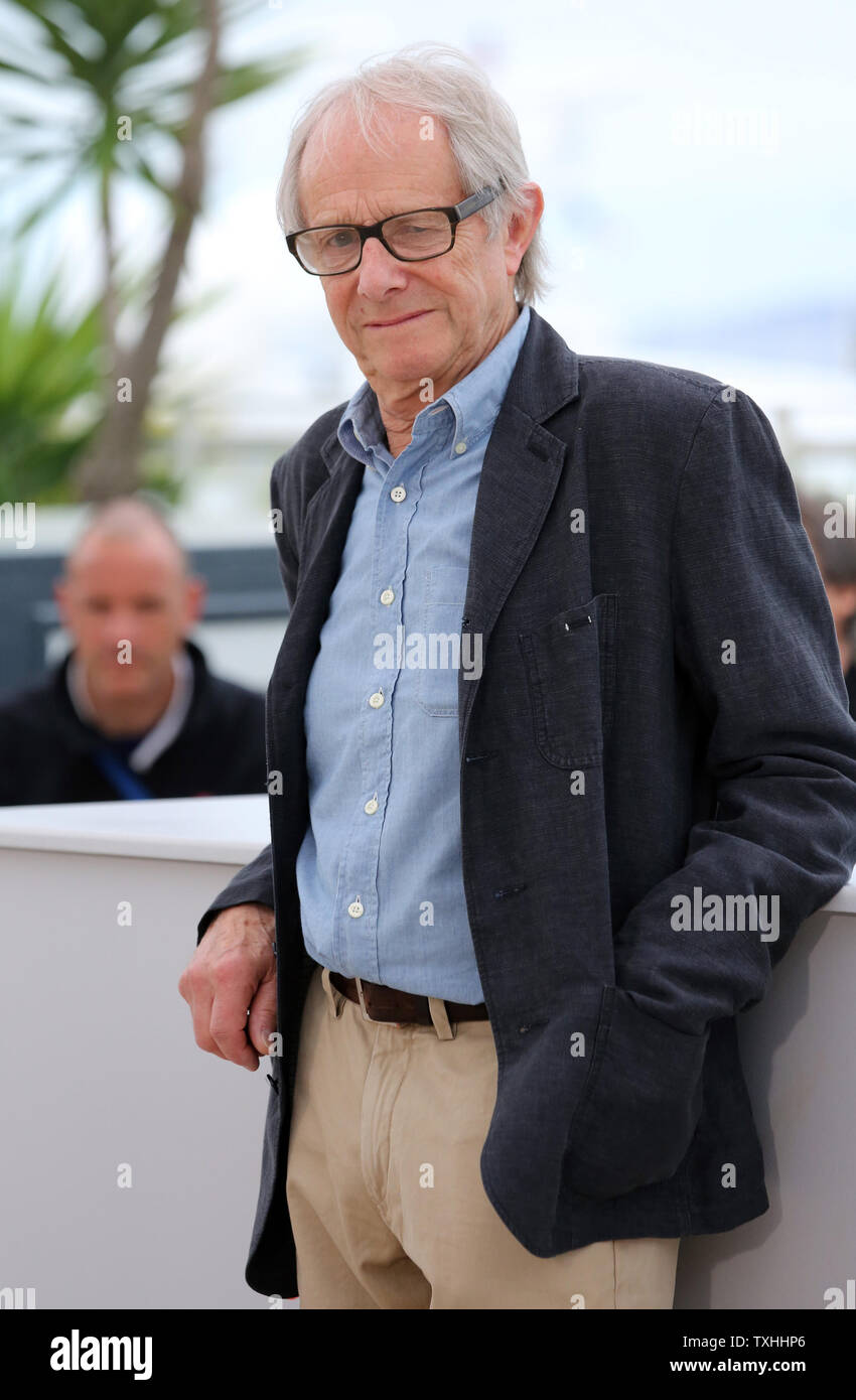 Ken Loach arrives at a photocall for the film "I, Daniel Blake" during ...