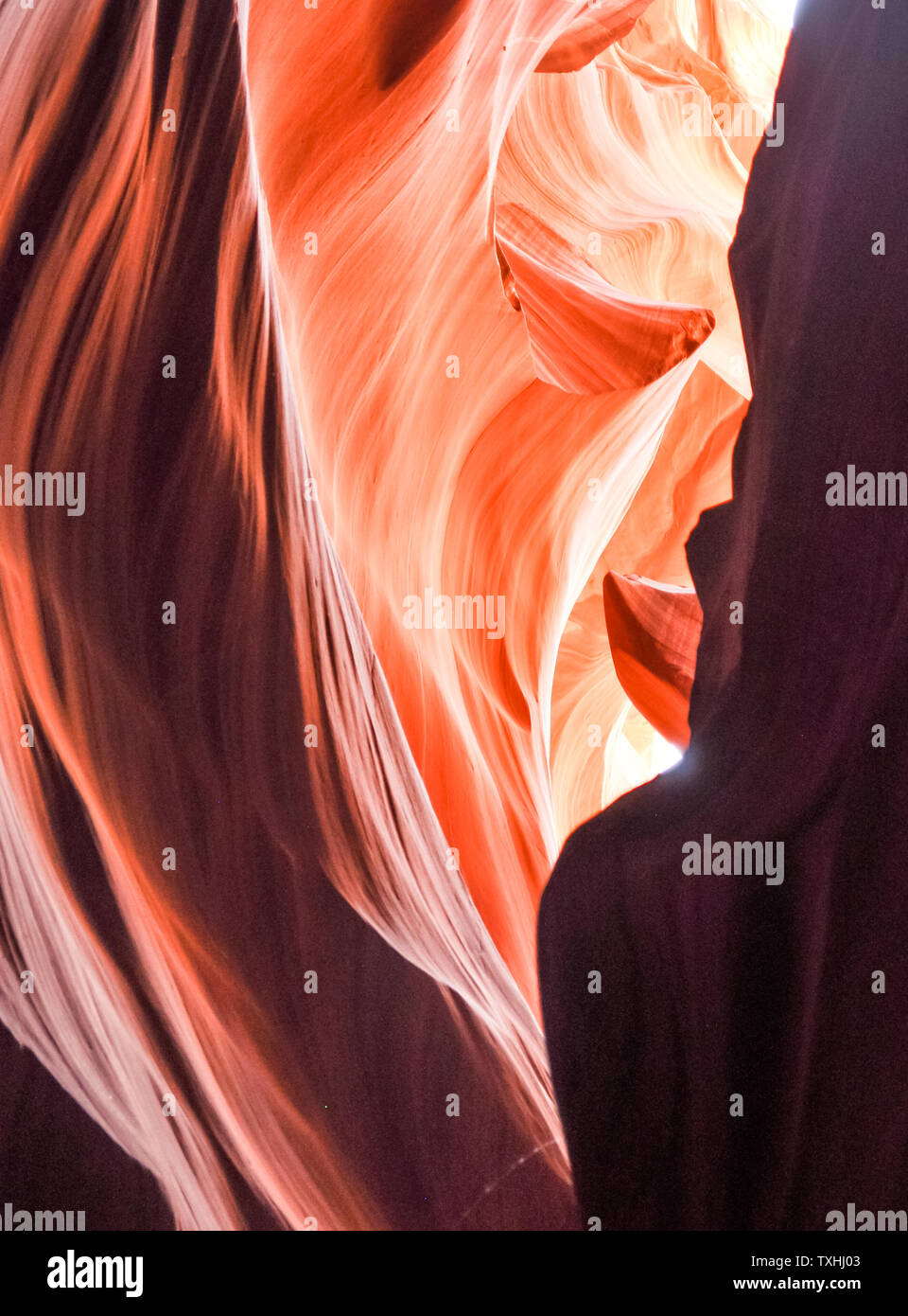 American antelope canyon karst scenery Stock Photo - Alamy