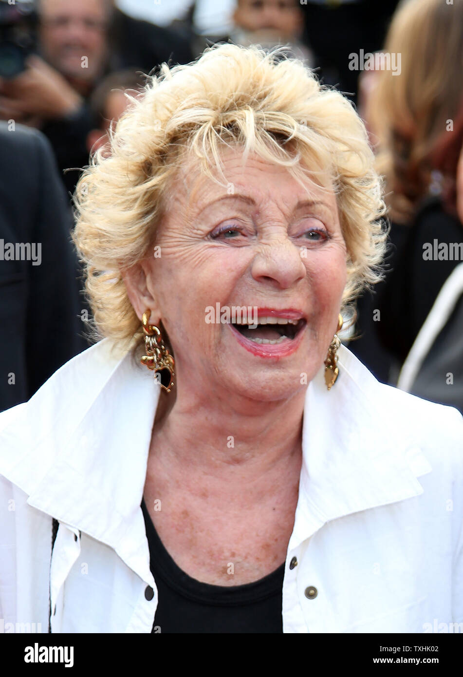 Annie Cordy arrives on the red carpet before the screening of the film ...