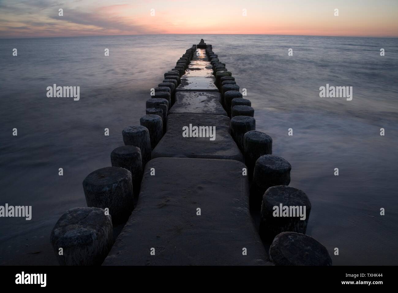 geography / travel, Germany, Mecklenburg-West Pomerania, sunset light ...