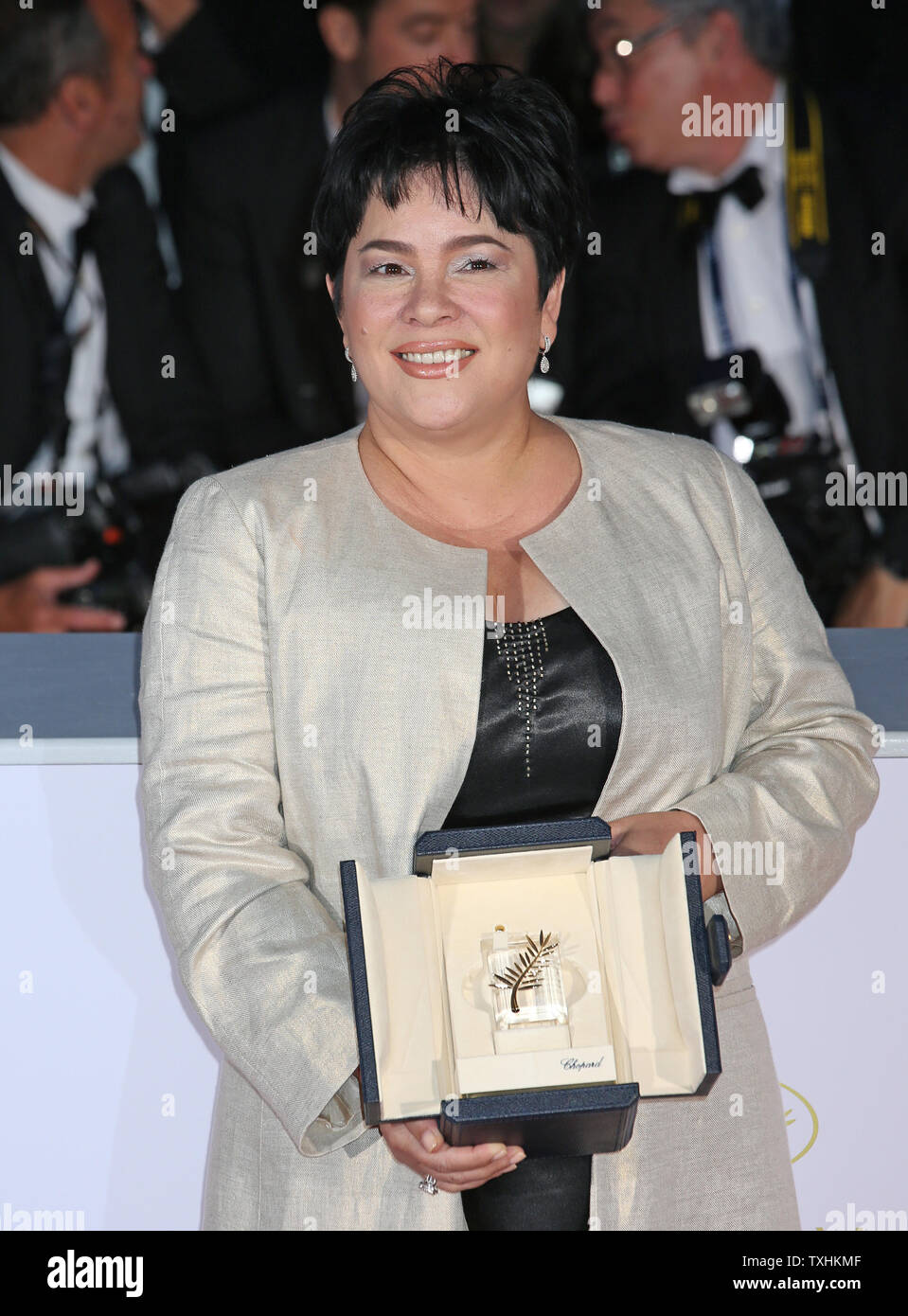 Jaclyn Jose arrives at the award photo call after receiving the "Best ...