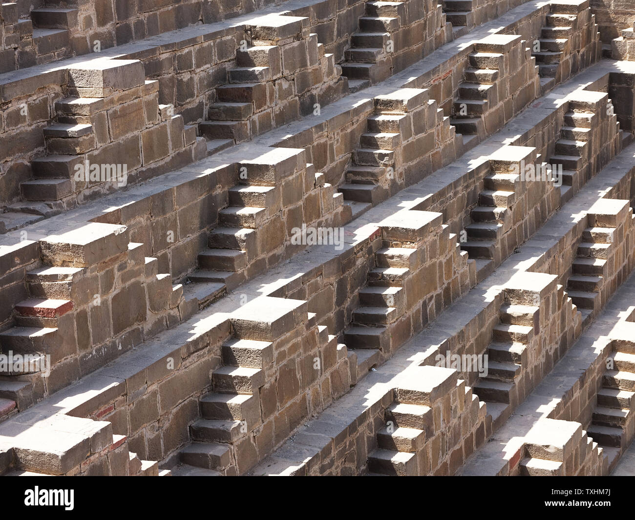 Architectural structure of moon well in Jaipur, India Stock Photo - Alamy