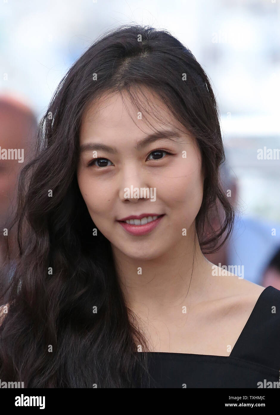 Kim Minhee arrives at a photocall for the film "Claire's Camera" during ...